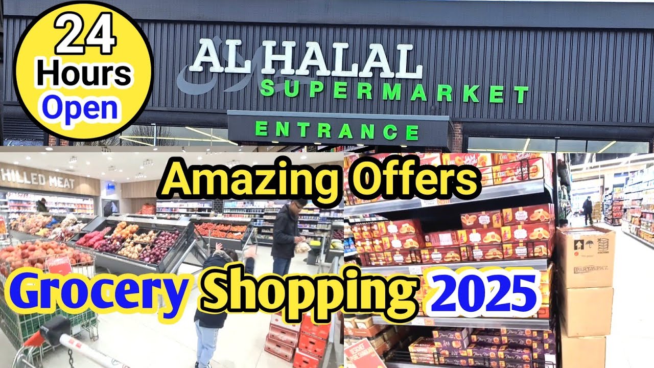 Grocery Shopping from Al Halal Supermarket Bradford 2025 | Amazing ...