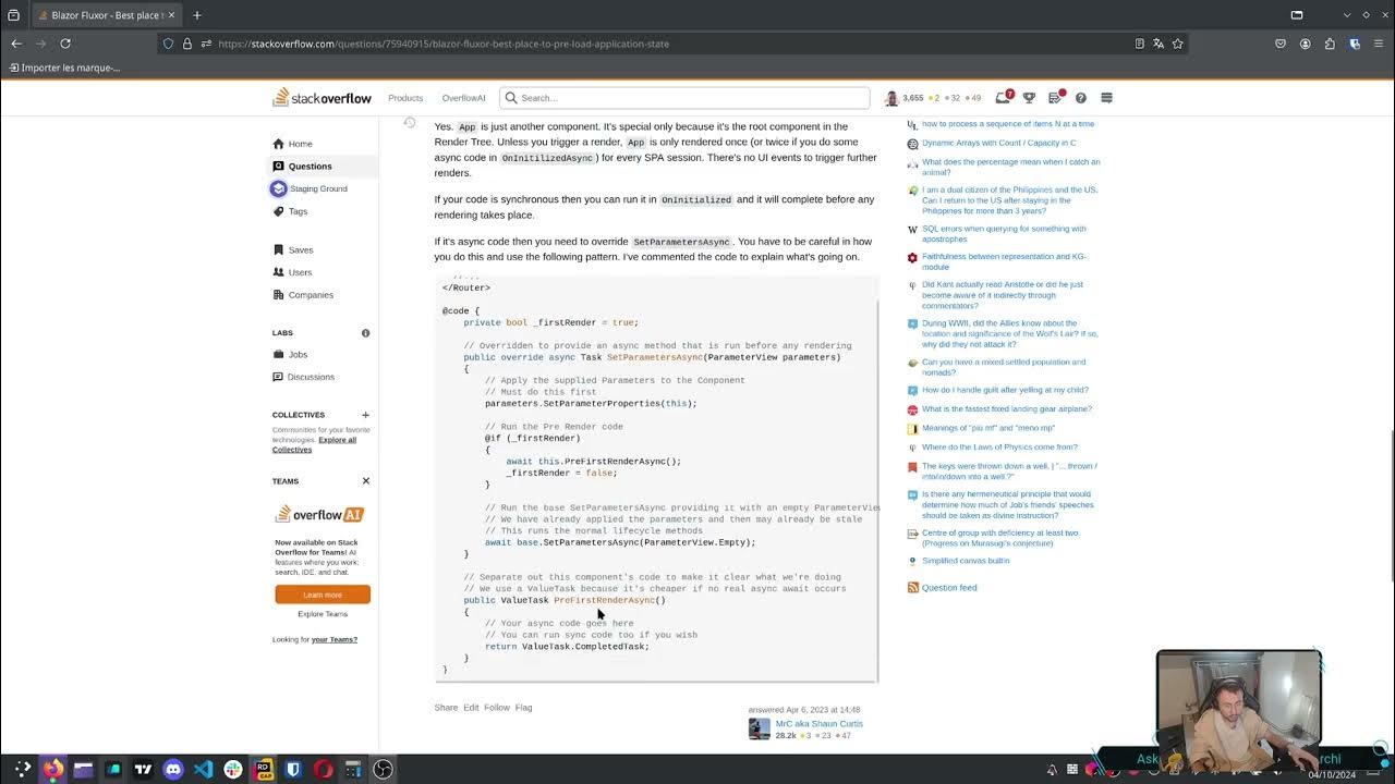 Live Blazor - Recréons Planity Session 9 - YouTube
