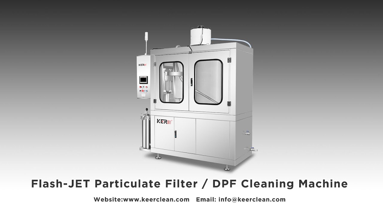 Flash-JET particulate filter cleaning machine - YouTube