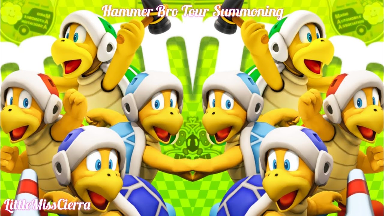 Mario Kart Tour Hammer Bro Tour Summoning - YouTube