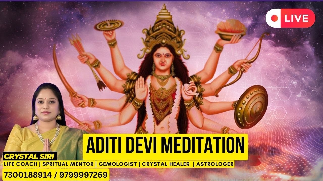 Aditi Devi Meditation | Cosmic Energy Transformation | Crystal Healing ...