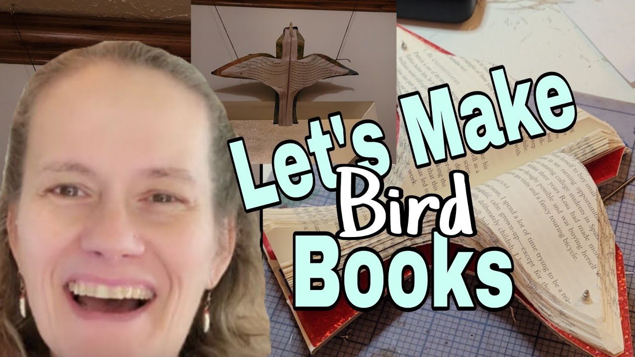 190: Altered Book Bird Sculptures - YouTube