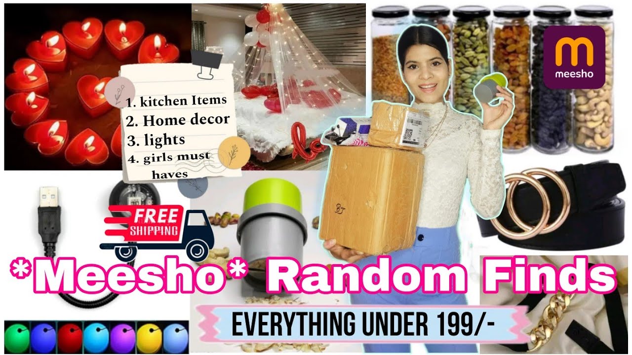 *MEESHO* RANDOM FINDS Haul UNDER ₹199😍 Part-3 Affordable Meesho Finds ...