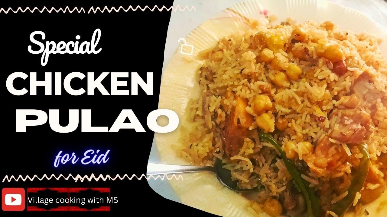 best chicken polao recipe | white chicken polao - YouTube