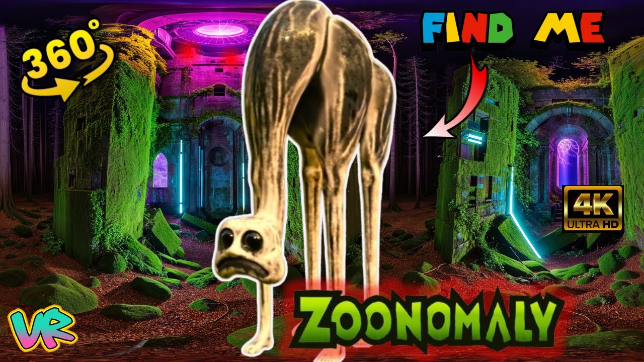 ZOONOMALY MONSTER GIRAFFE | Finding Challenge 360 | VR 360 - YouTube