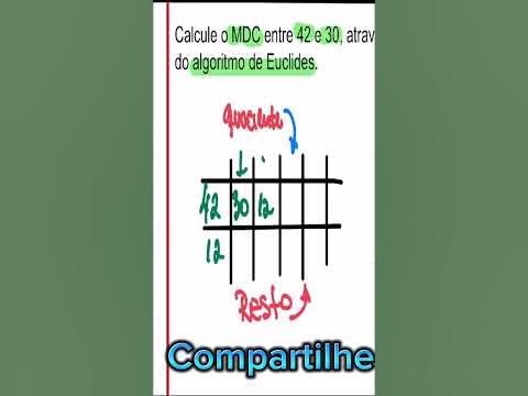 Desvendando a MATEMÁTICA. Algoritmo de Euclides. # ...