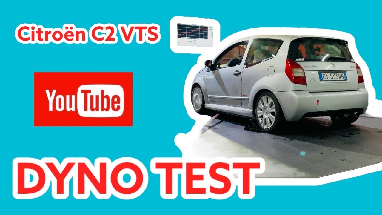 Citroën C2 VTS "soft engine technology" dyno test - YouTube