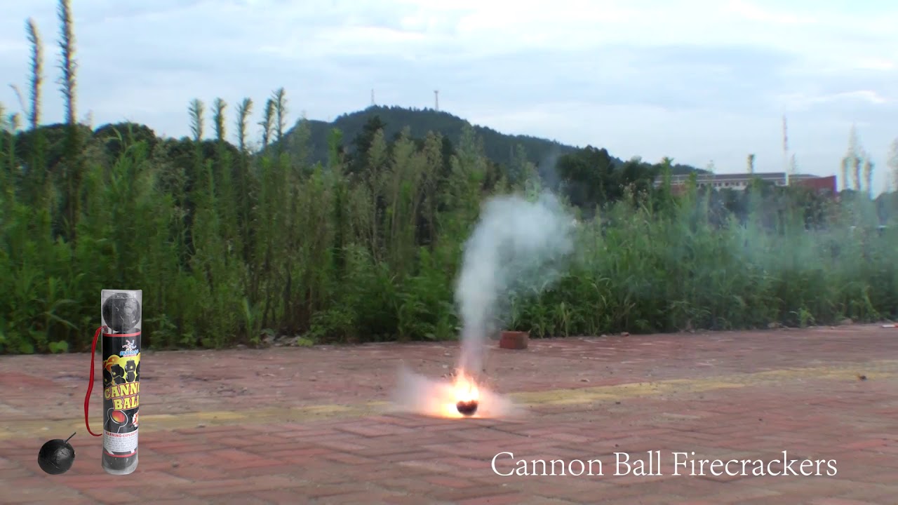 SF-1319 Cannon Ball Firecrackers - YouTube