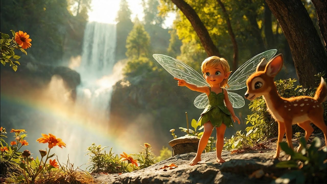 🌈 Tinkerbell's Magical Adventure to Rainbow Falls! 🌟🧚‍♀️ - YouTube