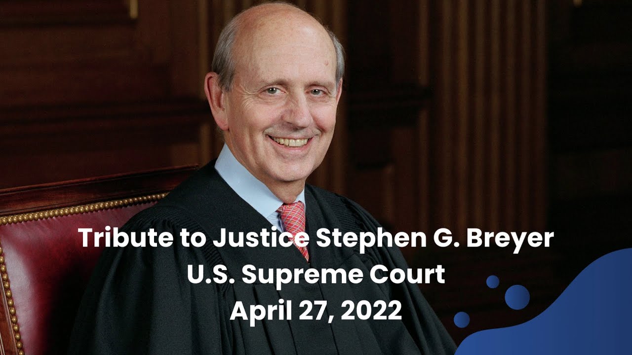 Justice Stephen G. Breyer participates in final U.S. Supreme Court ...