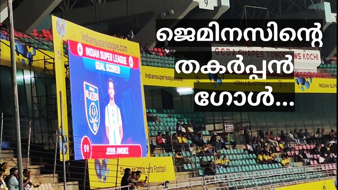 Jesus Jimenez goal against Chenniyin FC// Kerala Blasters vs Chenniyin ...