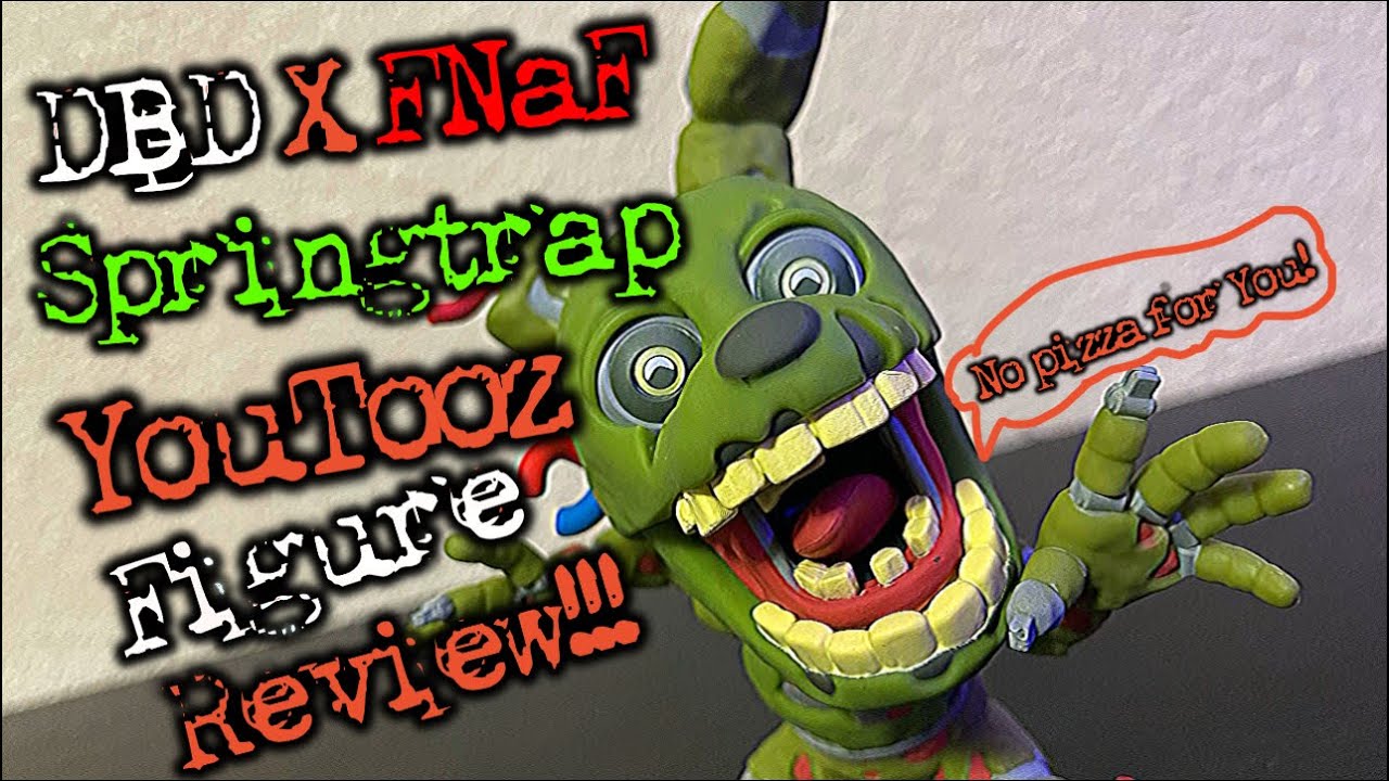 FNaF X DBD Springtrap YouTooz Figure Review!!! - YouTube