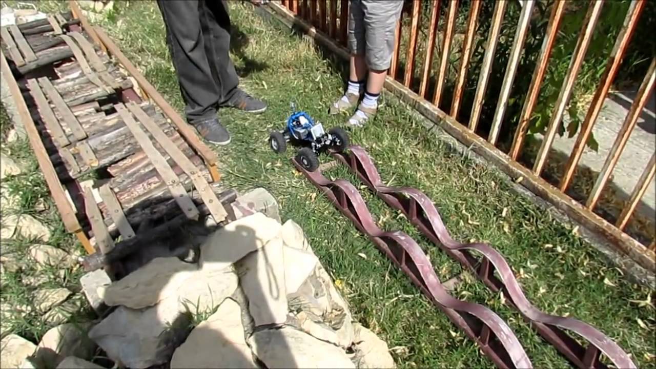 RC off-road track test with Lego crawlers and trial trucks - YouTube