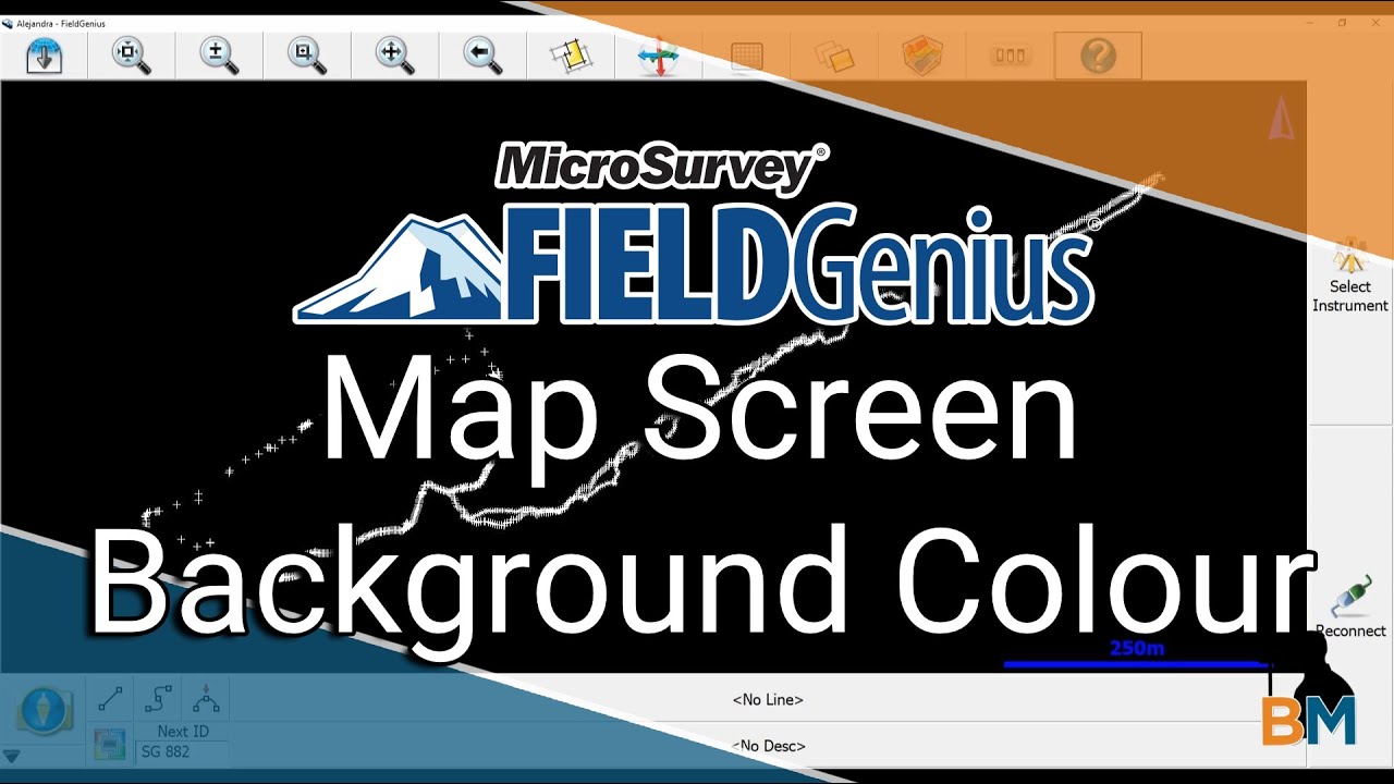 MicroSurvey FieldGenius How To: Map Screen Colour | Bench Mark - YouTube