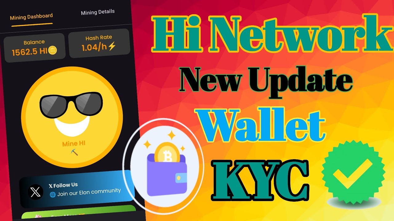Hi networks new update | hi Mining wallet | hi network KYC update - YouTube