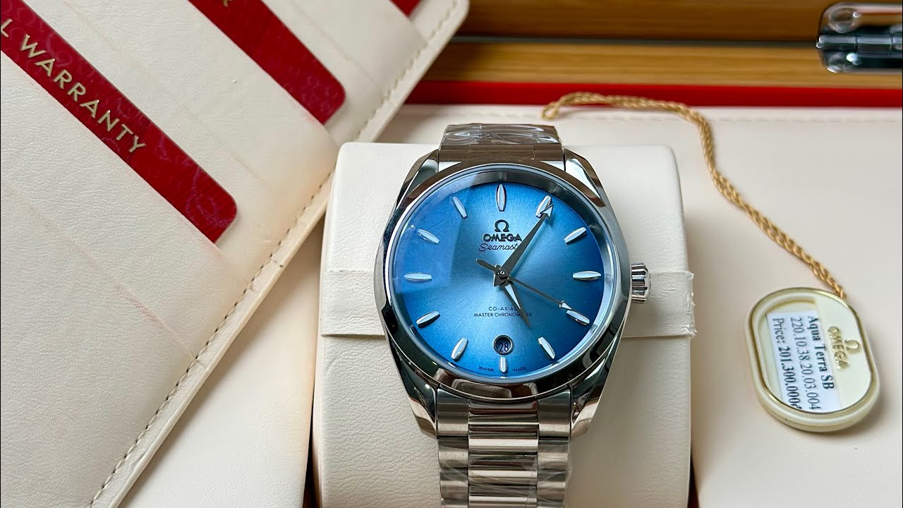 [Hàng New] Omega Aqua Terra Summer Blue 220.10.38.20.03.004 New Full ...