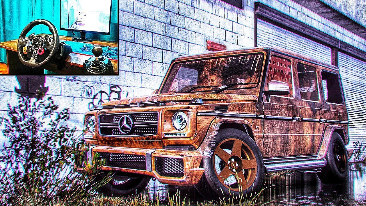 Rebuilding a Mercedes AMG G63 - NFS HEAT - Logitech G29 gameplay - YouTube
