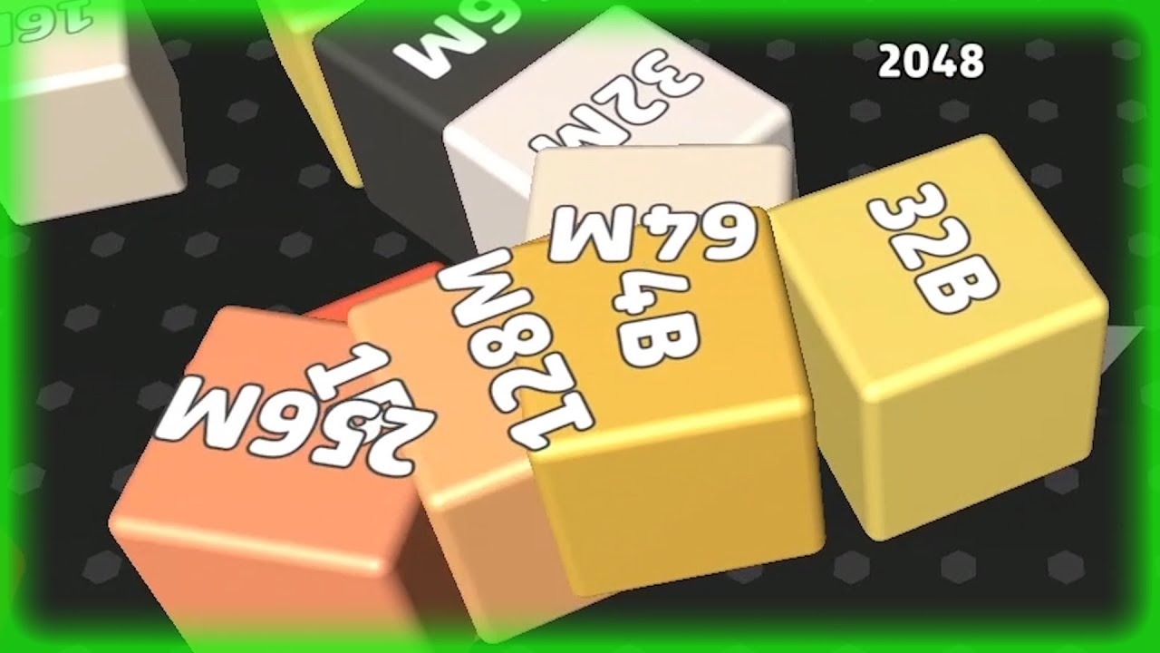 Cubes 2048.io Game 🎲 Very Hard To Reach This level 🎲 CUBES SNAKE 2048.io Gameplay - YouTube