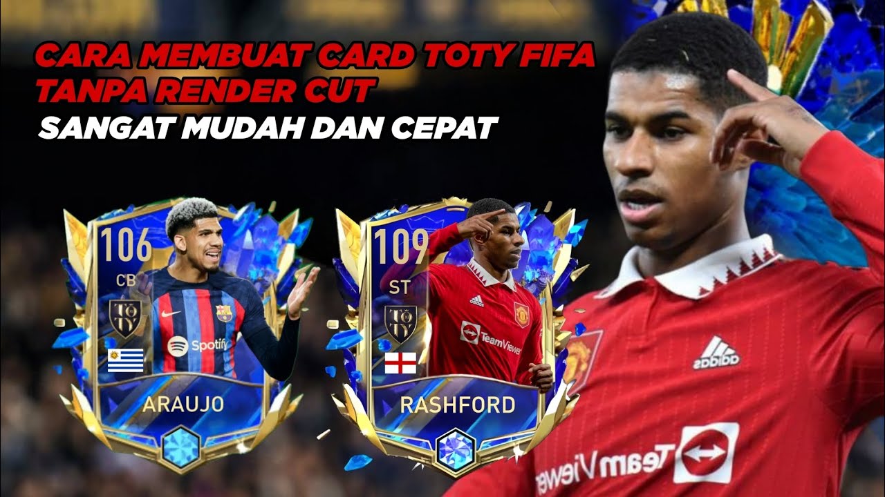 CARA MEMBUAT CARD FIFA TANPA RENDER CUT DENGAN MUDAH DAN CEPAT - YouTube
