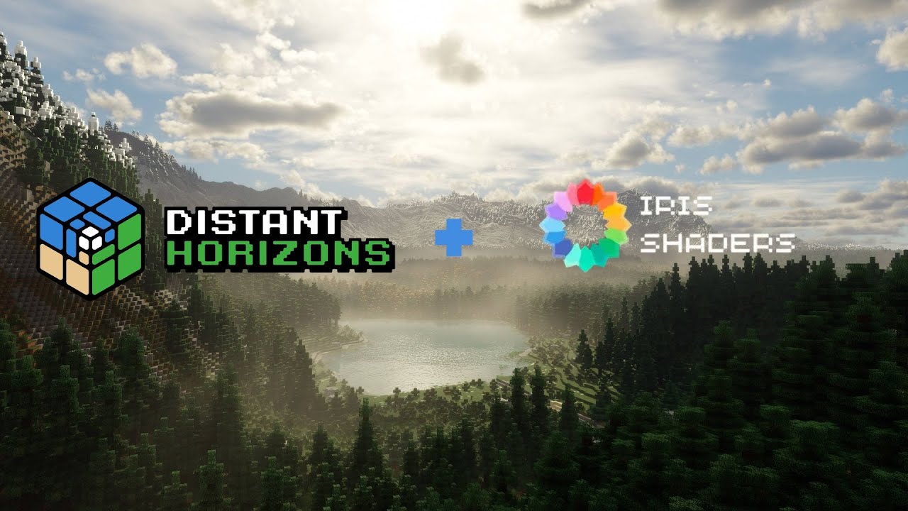 gabut | nyoba mod DISTANT HORIZON + IRIS SHEDER - YouTube