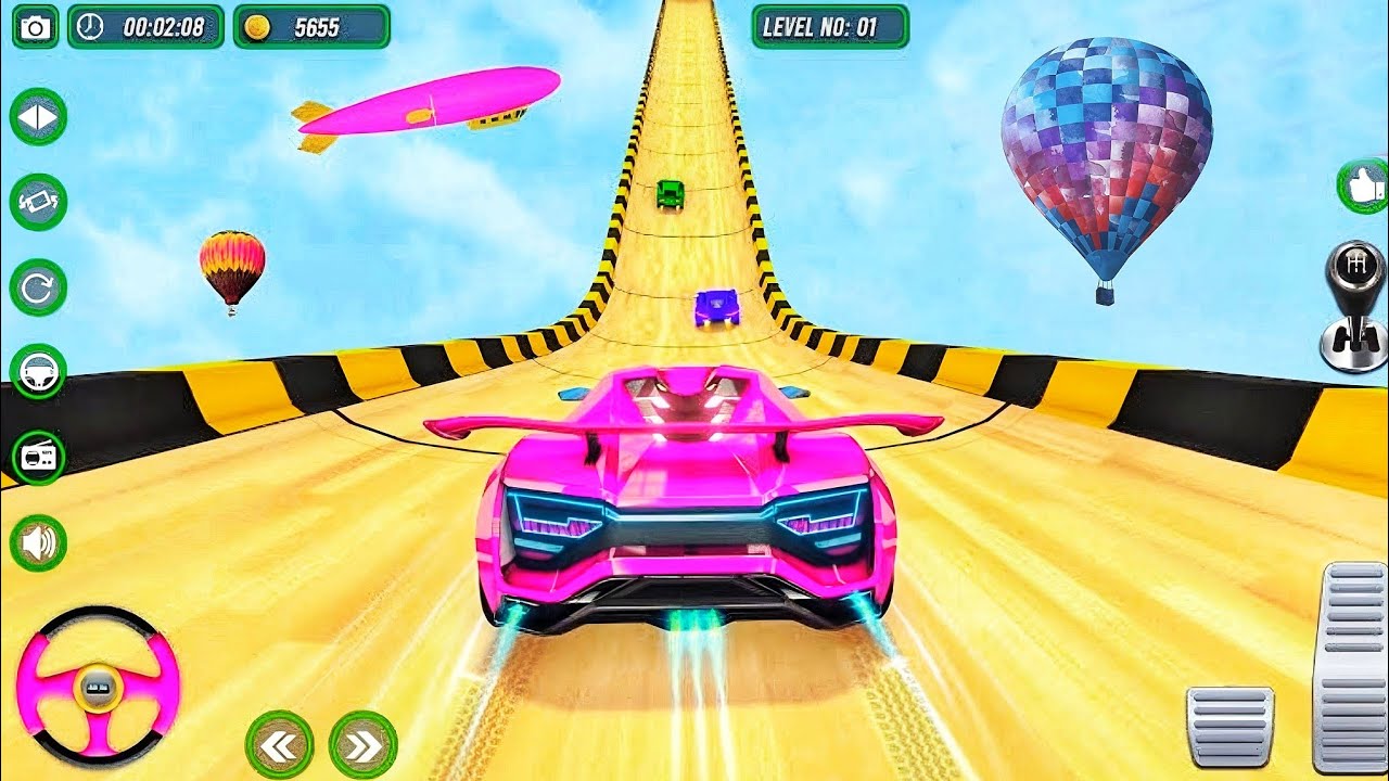 New Car game 4k gameplay Best Cra game 2024 l Car jumping game new hard ...