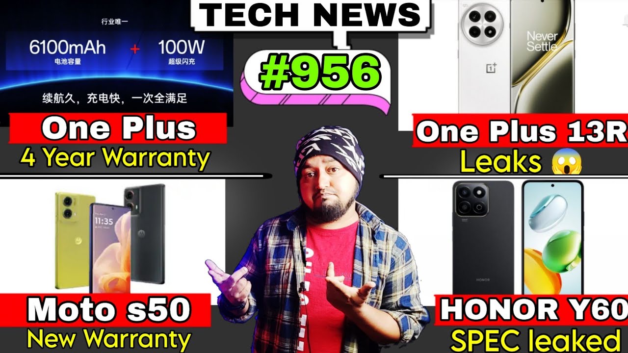 One Plus 4 year warranty, Honor play 60 spec, Moto s50, Infinix note 40 ...