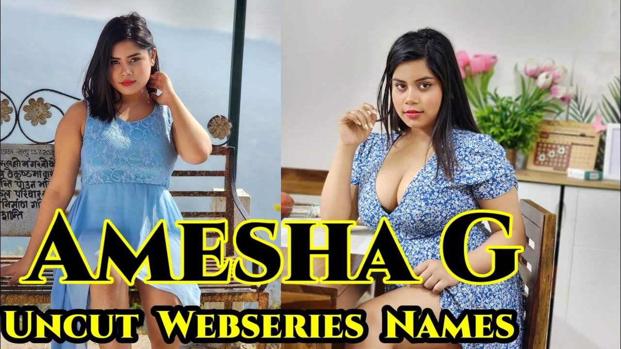 Amesha G Top Uncut Webseries Names||SR Clubz - YouTube