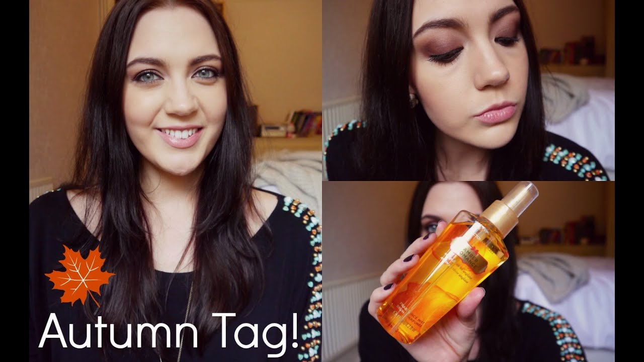 Autumn Tag - Starbucks, Makeup, Fashion & More! | Kat Horrocks - YouTube