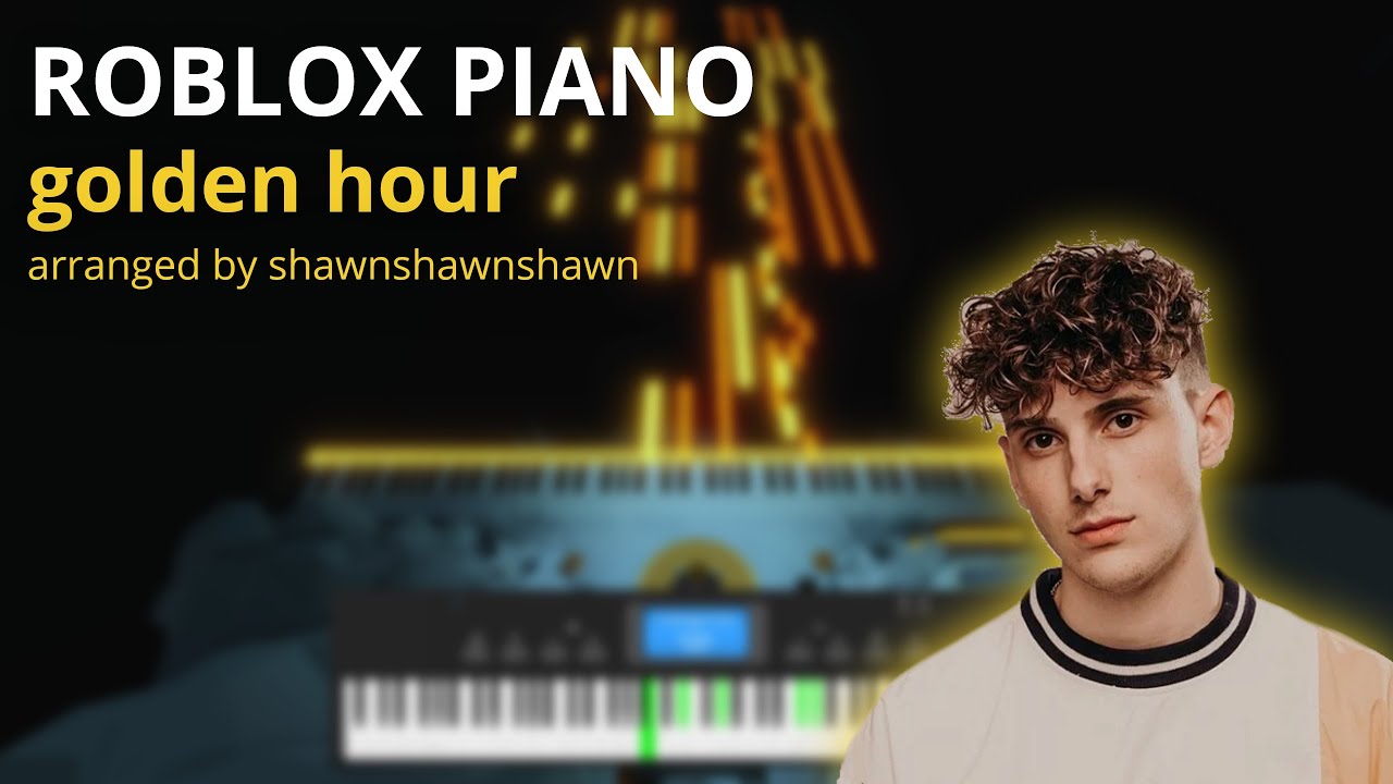 golden hour | JVKE [ROBLOX Piano] - YouTube