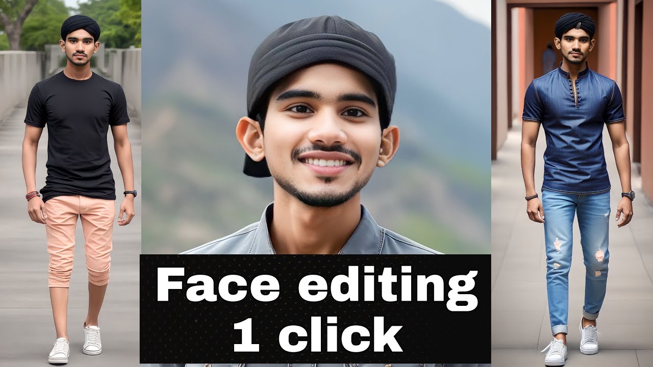 FREE Ai photo Editing 1 Click Face Cut photo editing 1 click Create ...