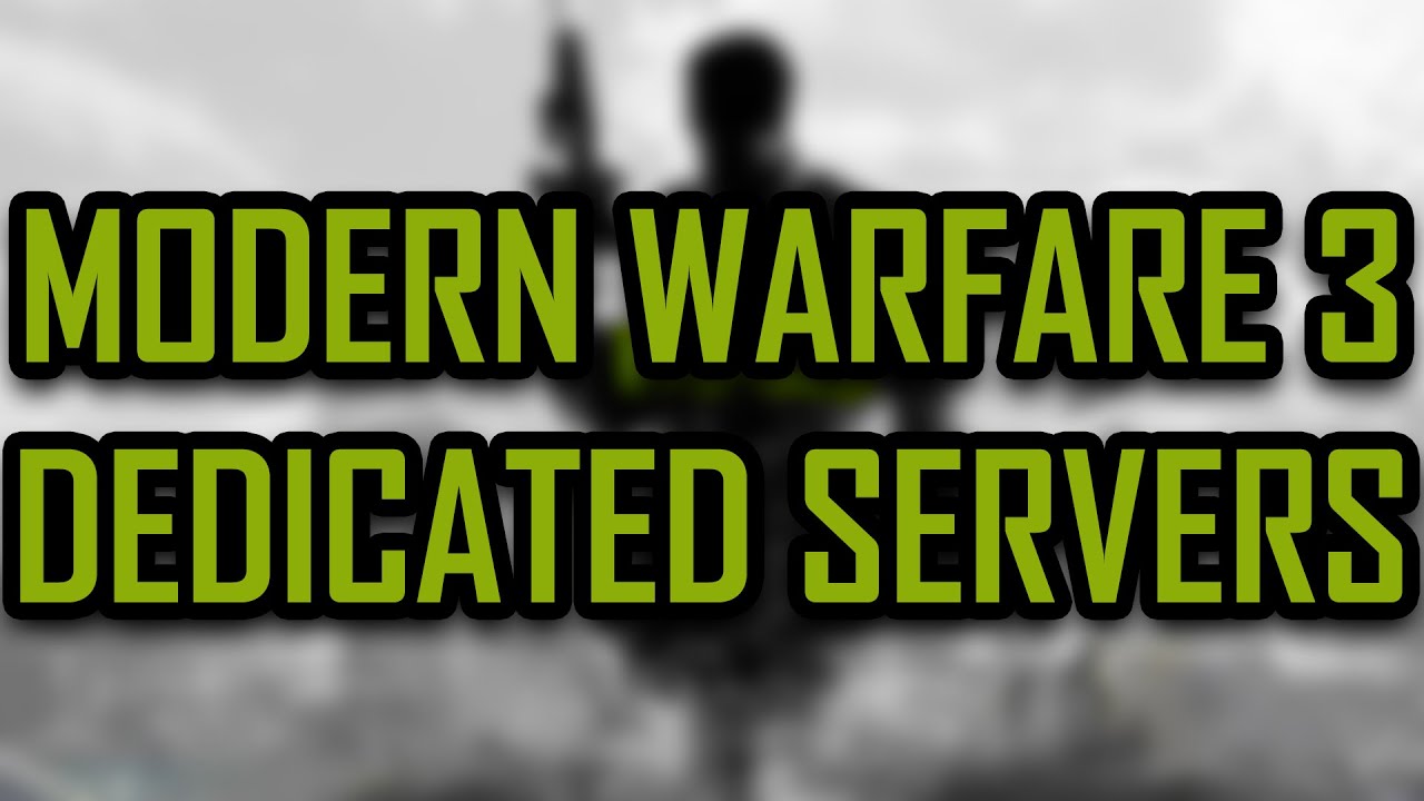 Modern Warfare 3 How To Enable Dedicated Servers - YouTube