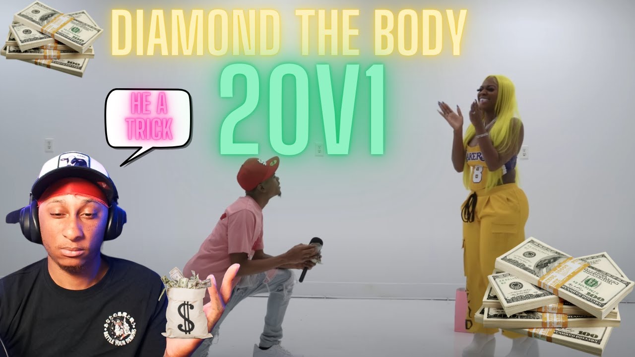 DIAMOND BODY REVEALED in 20 VS 1 Challenge! - YouTube