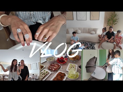 KOCALARINIZA ALDIRIN🤭Arkadaşıma Ev ziyareti, 5 Çocukla 1 günümüz, Yaz sofrası😍 - Günlük Vlog