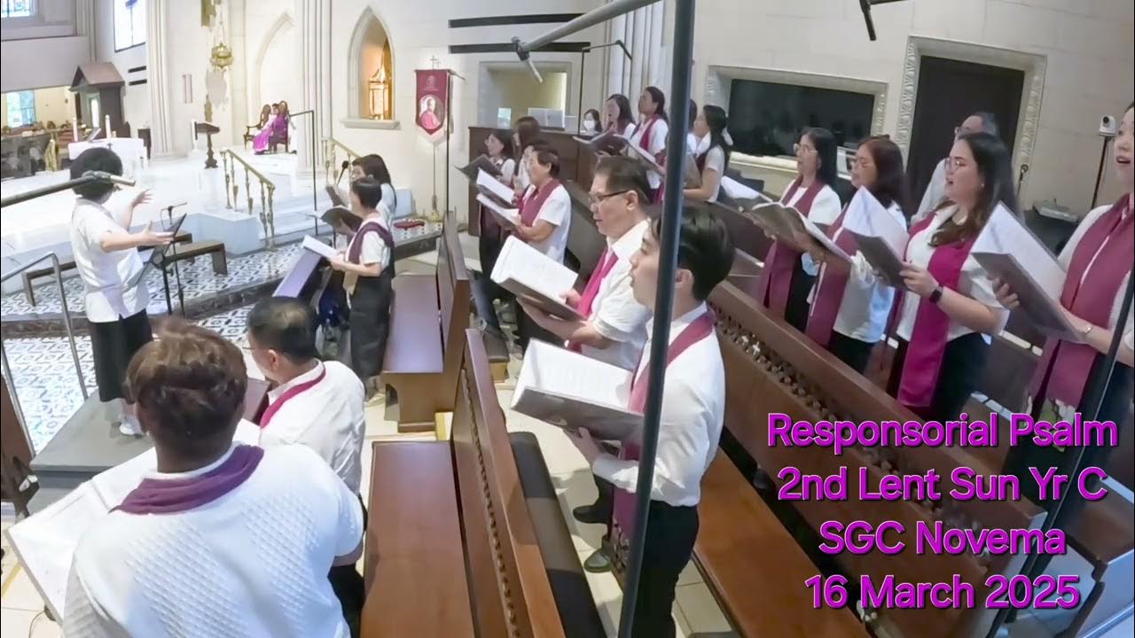 Responsorial Psalm - 2nd Lent Sun Yr C - YouTube