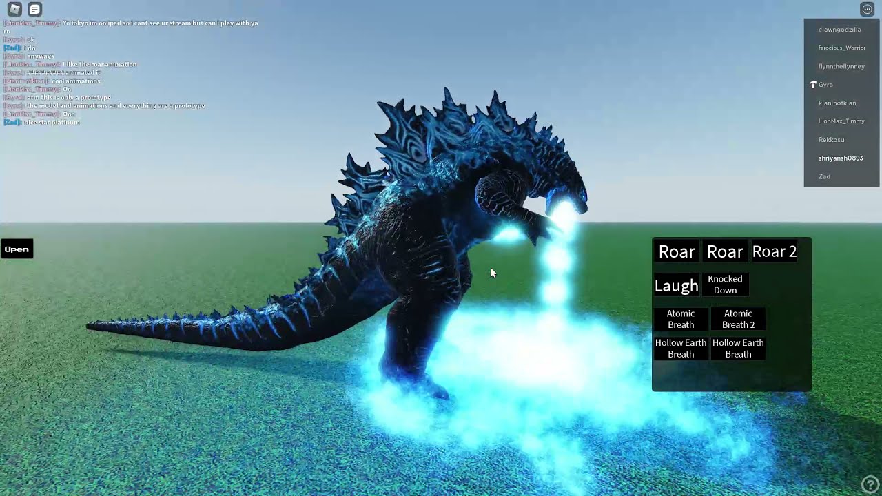 Mesh Godzilla Game Godzilla 2021 Roblox-Test (READ DESCRIPTION) - YouTube