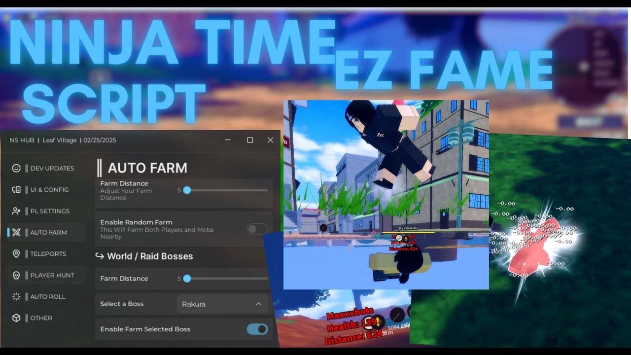 Ninja Time Script Gui Hack Instant Kill Godmode Autofarm And More