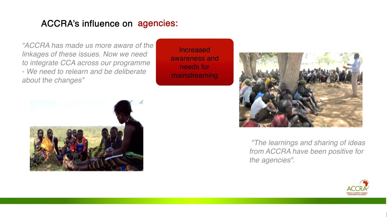 ACCRA Programme - Independant Evaluation of Phase 1 - YouTube