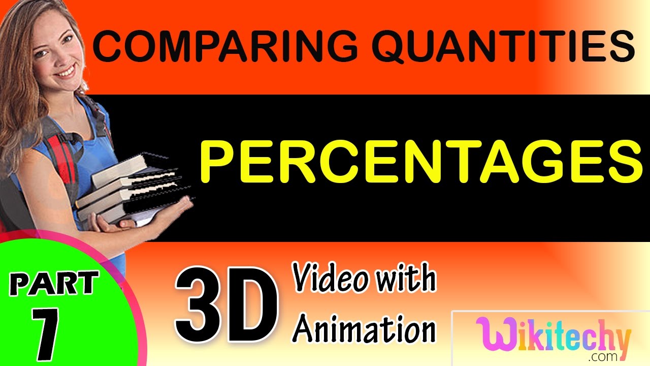 Percentages Increase And Decrease maths class 5 6 7 8 9 10 tricks shortcuts online videos cbse ...