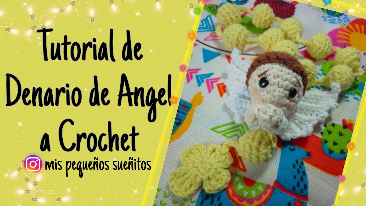 Tutorial de denario de angelito | Crochet - YouTube