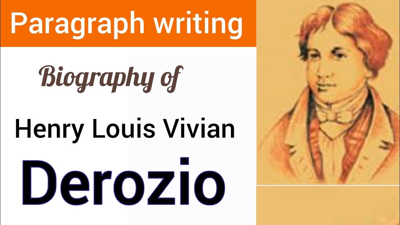 Henry Louis Vivian Derozio paragraph class 5 | Write 10 sentences on ...