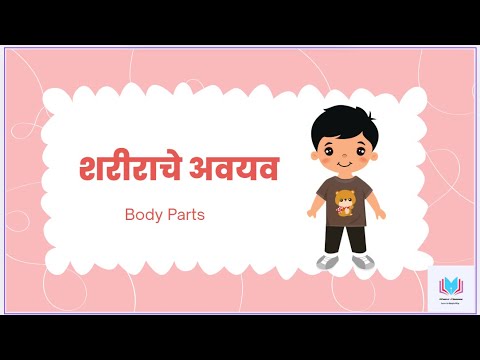 शरीराचे अवयव - Body Parts in Marathi || मराठी में Chin को क्या कहते है ...