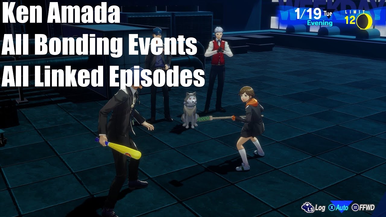 Persona 3 Reload | Ken Amada All Bonding Events, All Linked Episodes ...