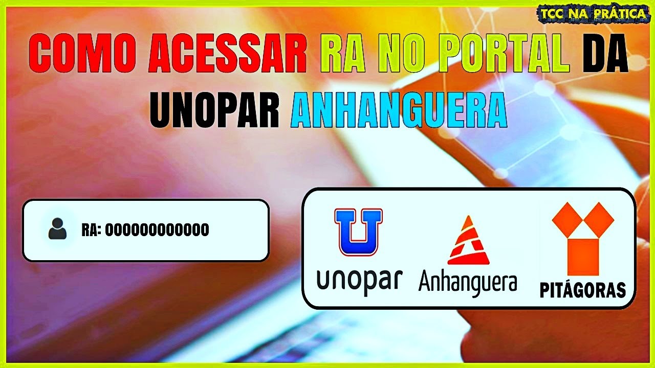 Como acessar o número do RA no portal Unopar - YouTube