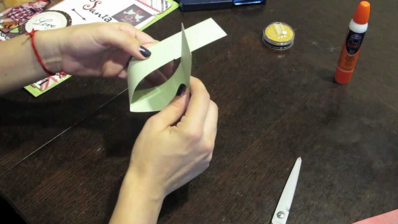 Amazing Scraps - How To Scrapbook - Easy Paper Bow - YouTube