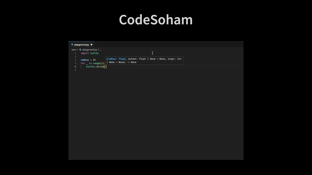 Draw Circles In Python 🐢 Library 😃 - YouTube