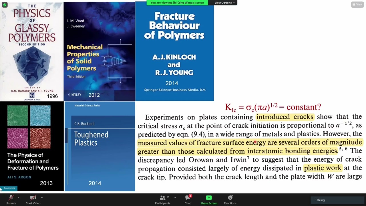 On fracture mechanics of polymers - YouTube