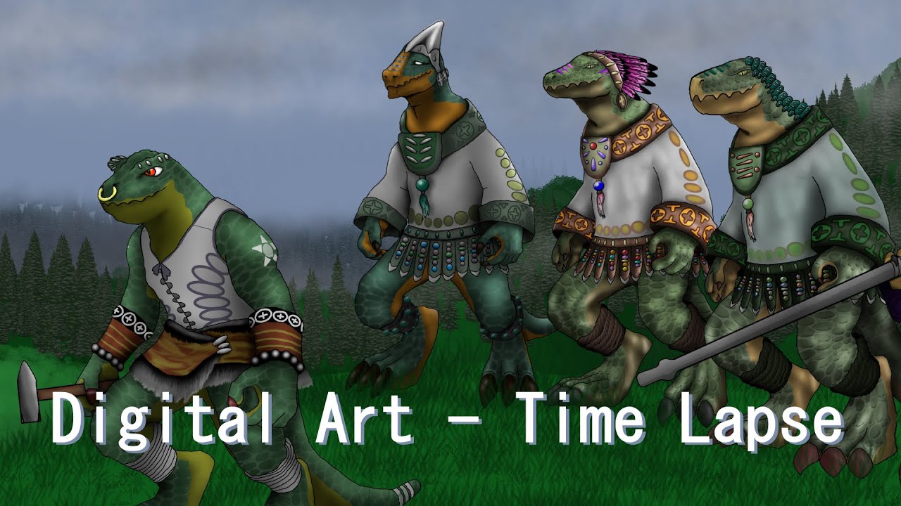 Let's Draw Suikoden III: Lizard Clan - YouTube