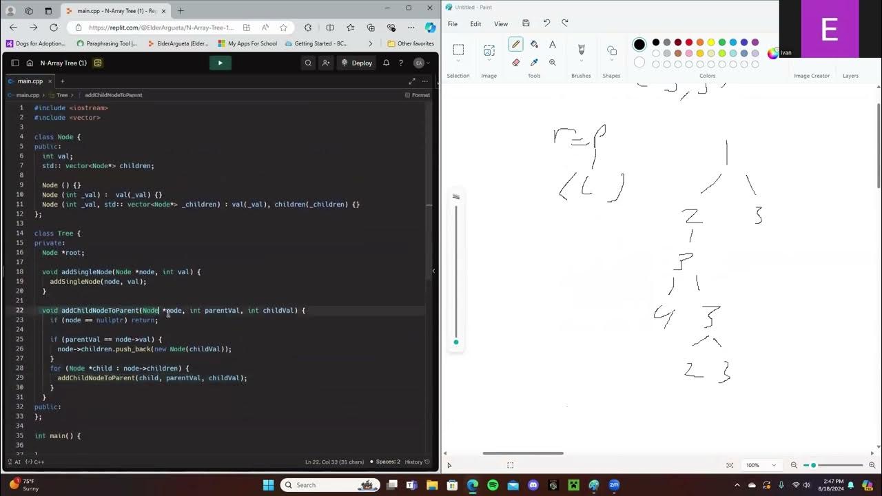 How to create an N-Array Tree in C++ - YouTube