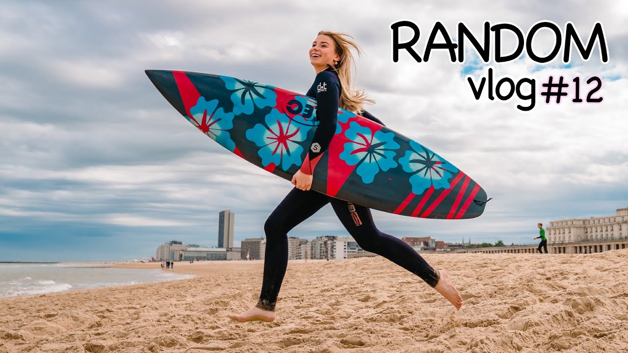SURFEN IN OOSTENDE! 🏄🏽‍♀️ RANDOM VLOG #12 - STIEN EDLUND - YouTube