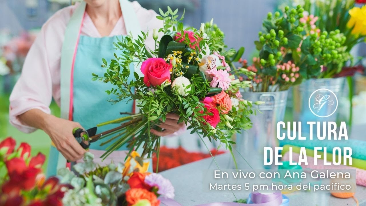 Cultura de la flor: En Vivo con Ana Galena - YouTube